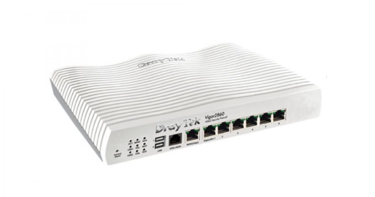 Bộ Định Tuyến Tường Lửa Draytek Vigor 2860 VDSL/ADSL + FTTH Router ...