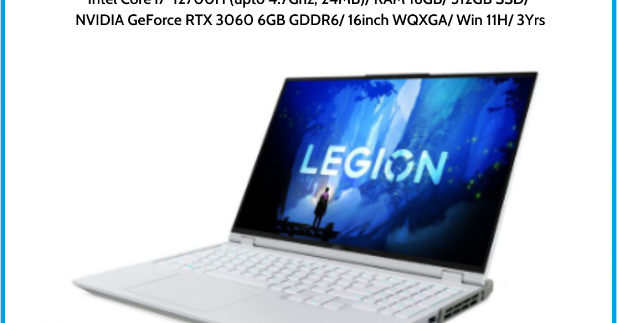 Laptop LENOVO Legion 5 Pro 16IAH7H 82RF0046VN Trắng Intel Core i7 ...